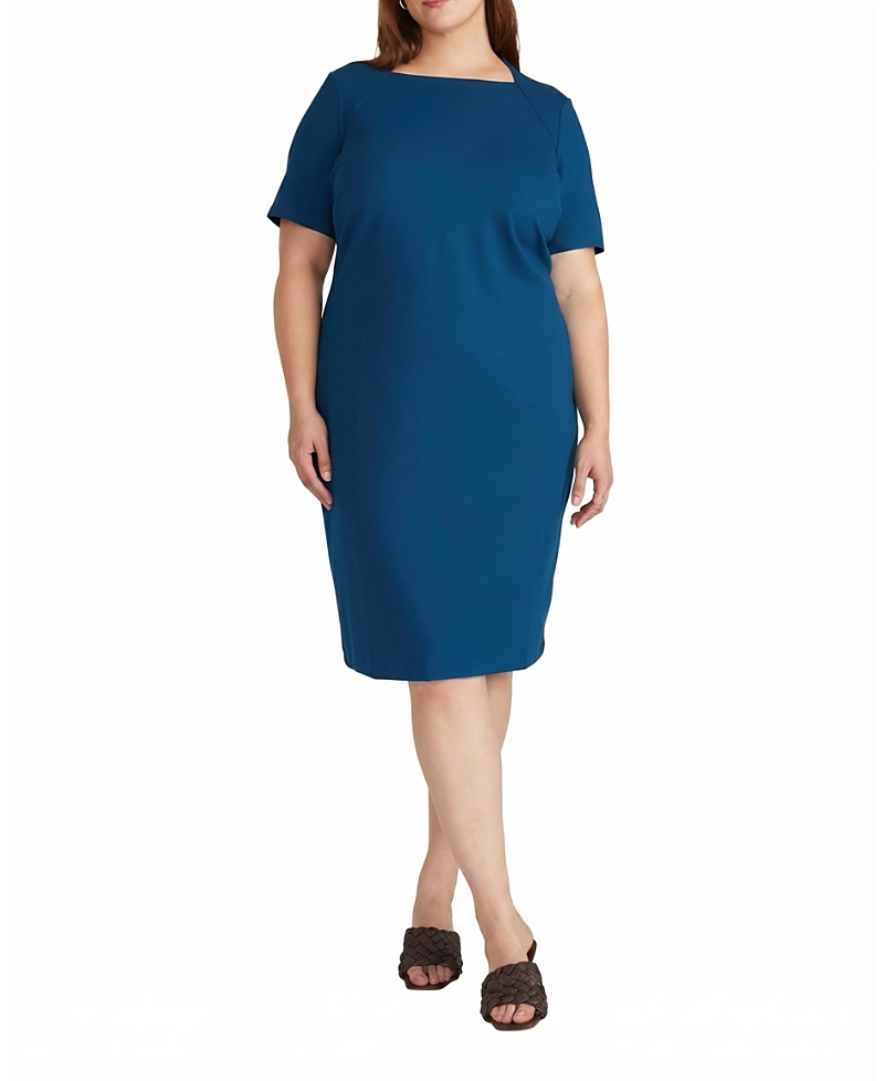 UNIVERSAL STANDARD Universal Standard Envelope Neck Ponte Dress
